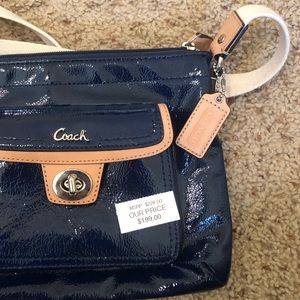 Coach | Bags | Coach Navy Blue Crossbody Bag | Poshmark